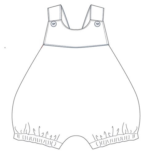 Baby Overall Sewing Pattern Pdf for Girls and Boys Dungaree - Etsy