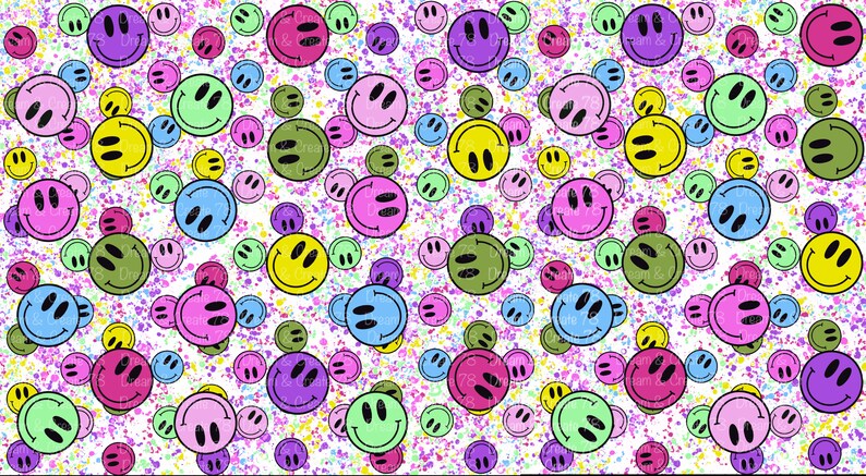 Libby Smiley Face PNG, Sublimation, Waterslide, Mason Jar - Etsy