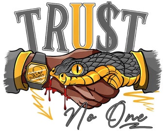 Trust No One, Png for Sublimation, Instant Download - Etsy