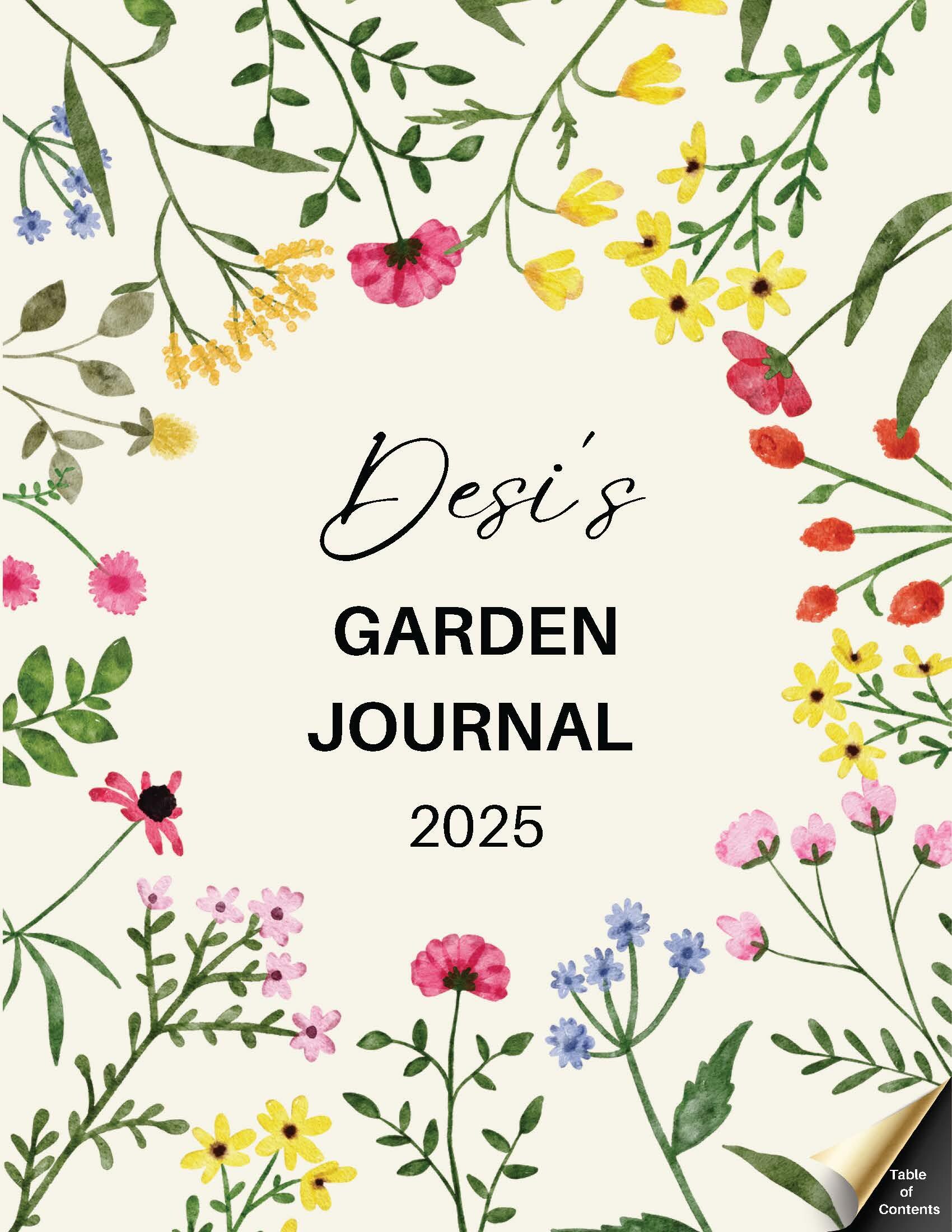 Garden Planner Printable Digital Gardening Planner Journal Plant ...