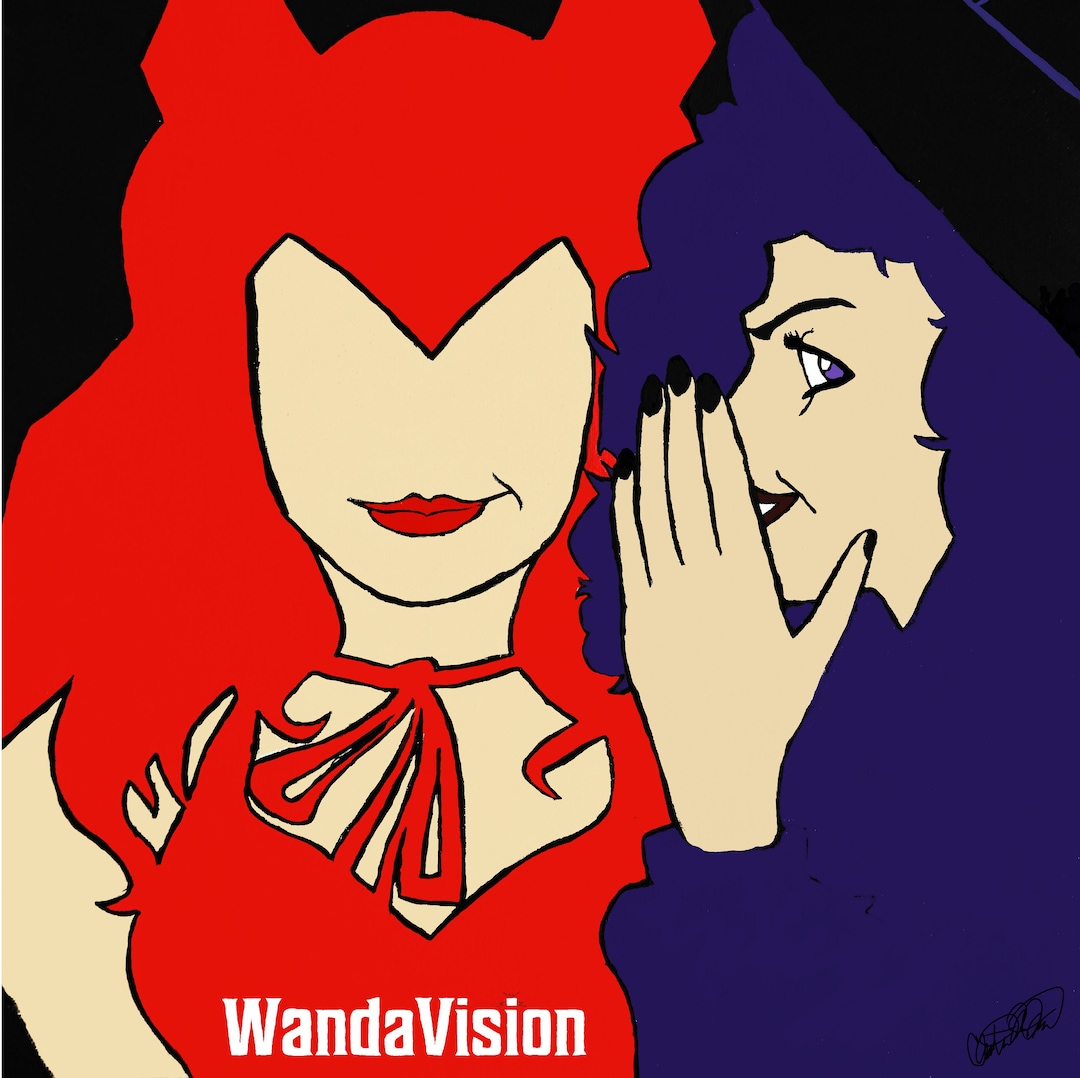 Wandavision Wicked-digital Art - Etsy