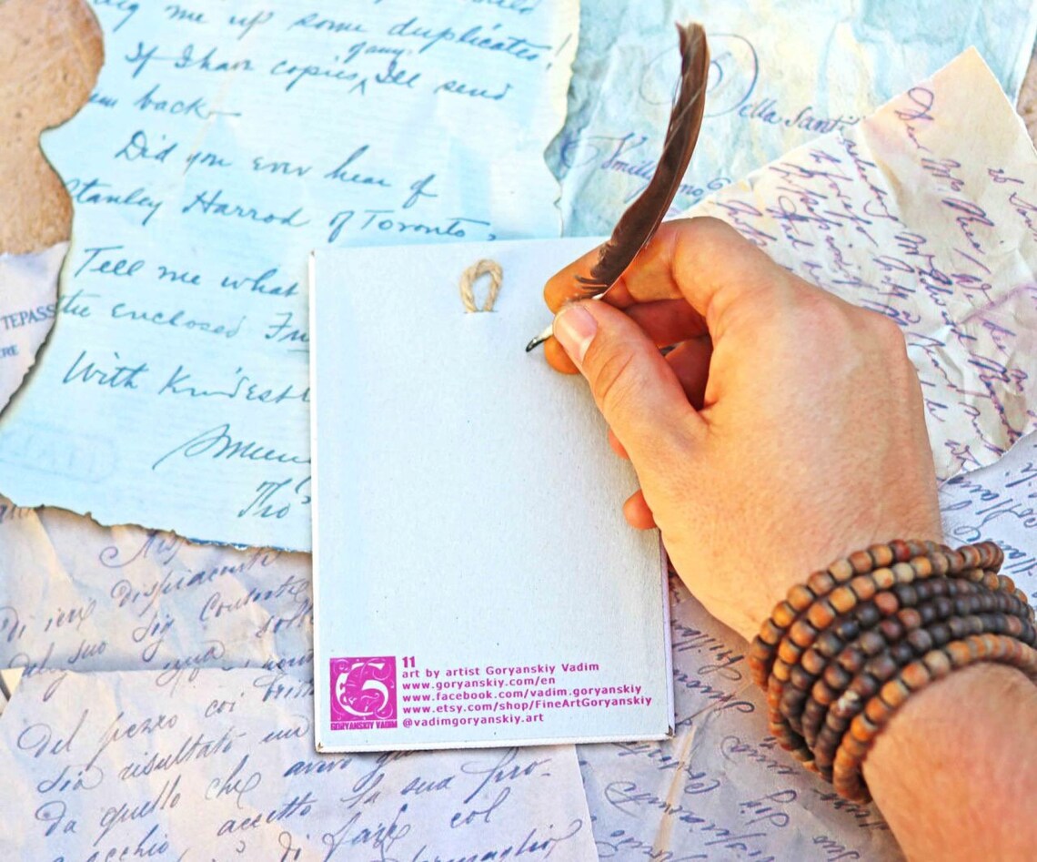 Small Size 4x6 Artwork oracle Cat Print on - Etsy