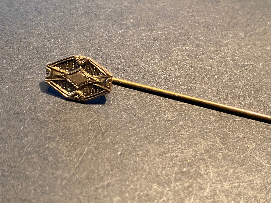 Vintage Art Deco Stick Pin Brooch - Etsy
