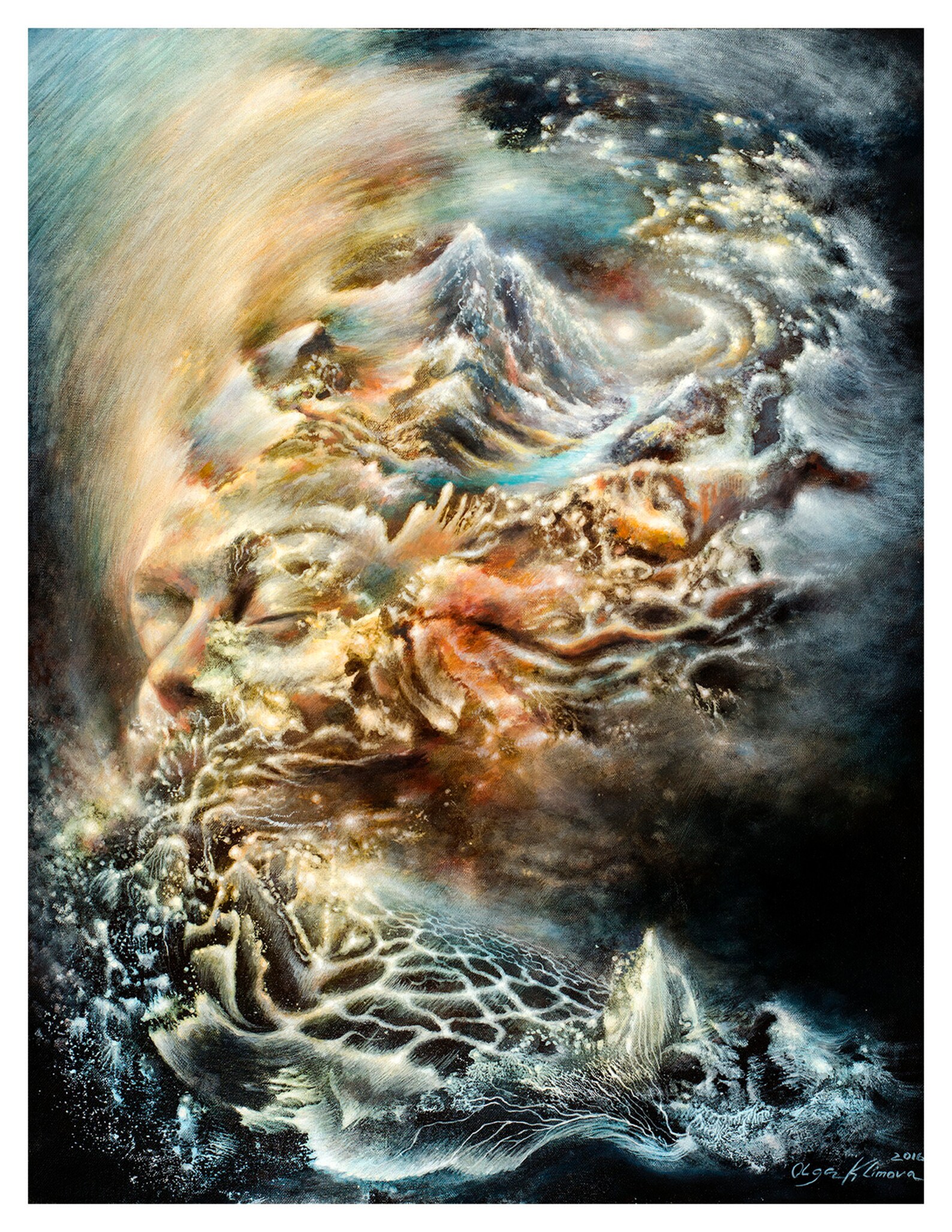 Paper Print Mind & Matter Visionary Art by Olga Klimova - Etsy