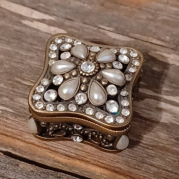 Jeweled Trinket Box - Etsy