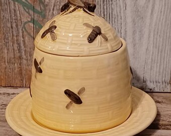 Vintage Honey Pot - Etsy