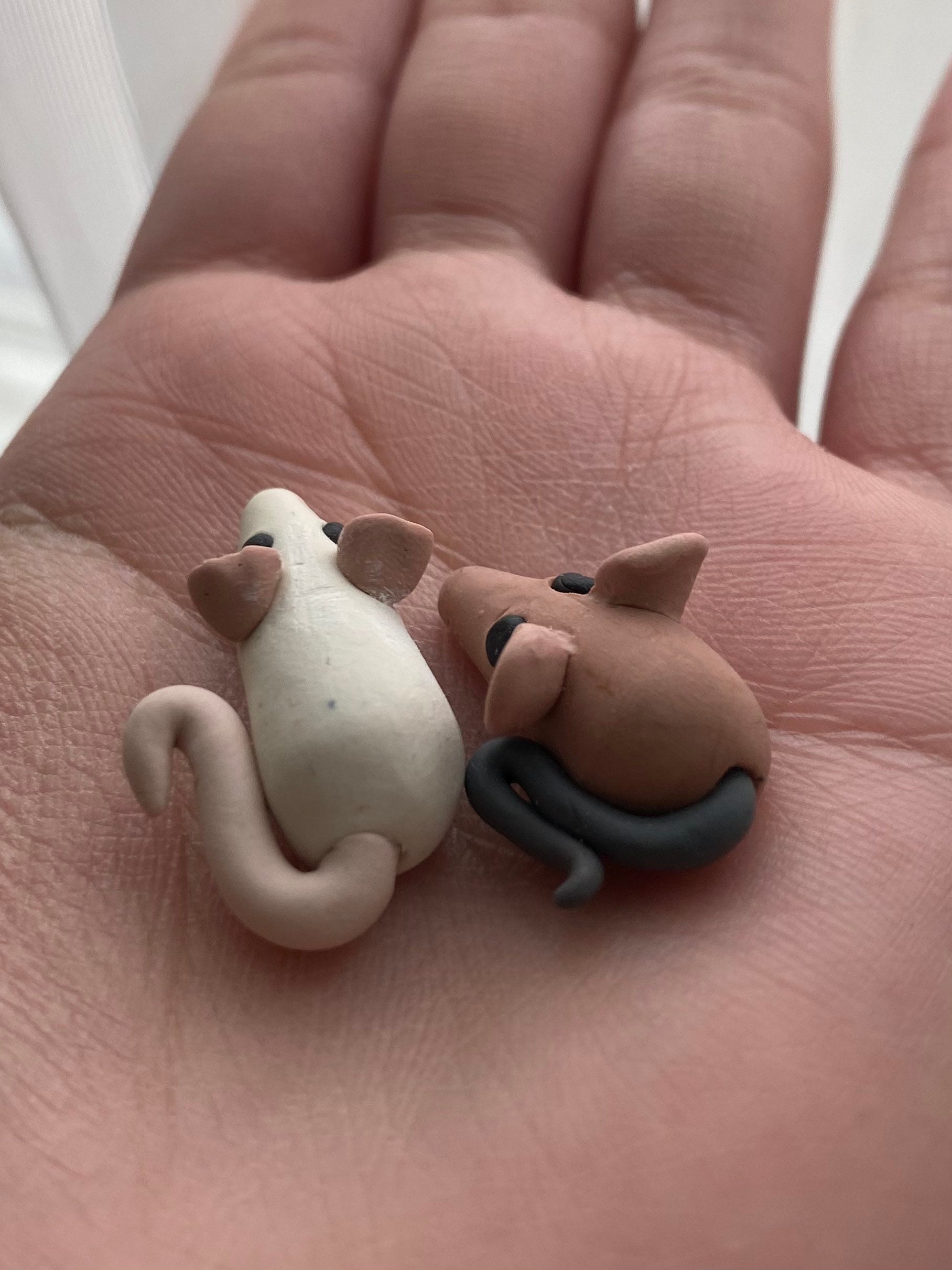 Miniature Mouse/rat Figurines, Custom Figurine, Mouse Art, Rat Art - Etsy