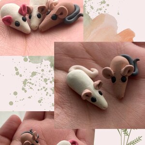 Miniature Mouse/rat Figurines, Custom Figurine, Mouse Art, Rat Art - Etsy