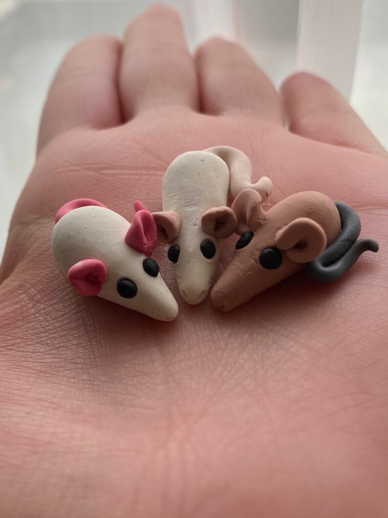 Miniature Mouse/rat Figurines, Custom Figurine, Mouse Art, Rat Art - Etsy