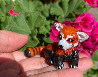 Red Panda Figurine - Etsy