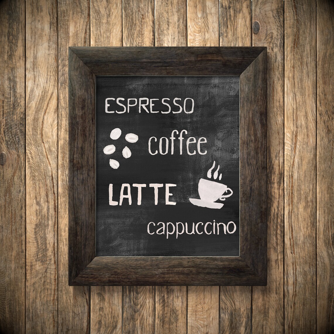 Coffee Printable / Coffee Art /instant Download / Kitchen Decor - Etsy