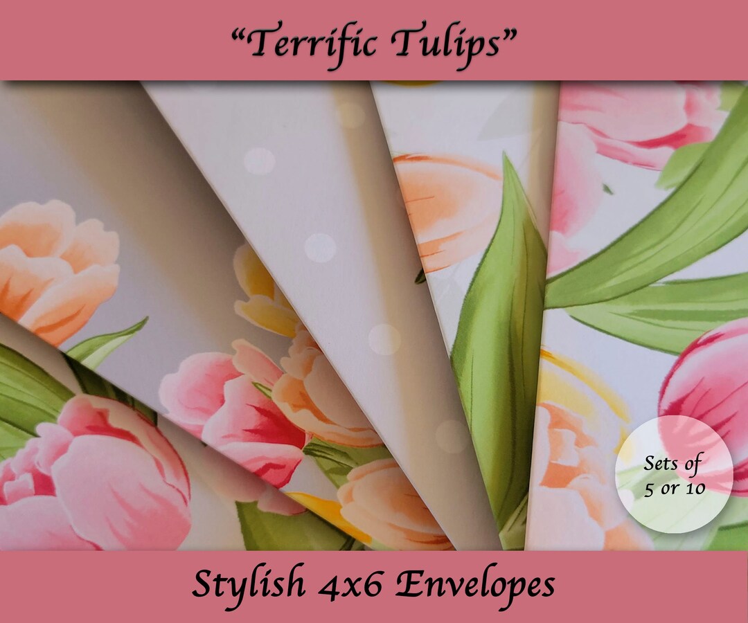Stylish Handmade Envelopes Packs of 5 or 10 - Etsy