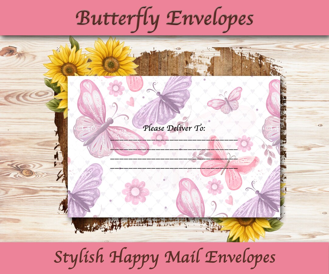 Stylish Handmade Envelopes Packs of 5 or 10 - Etsy