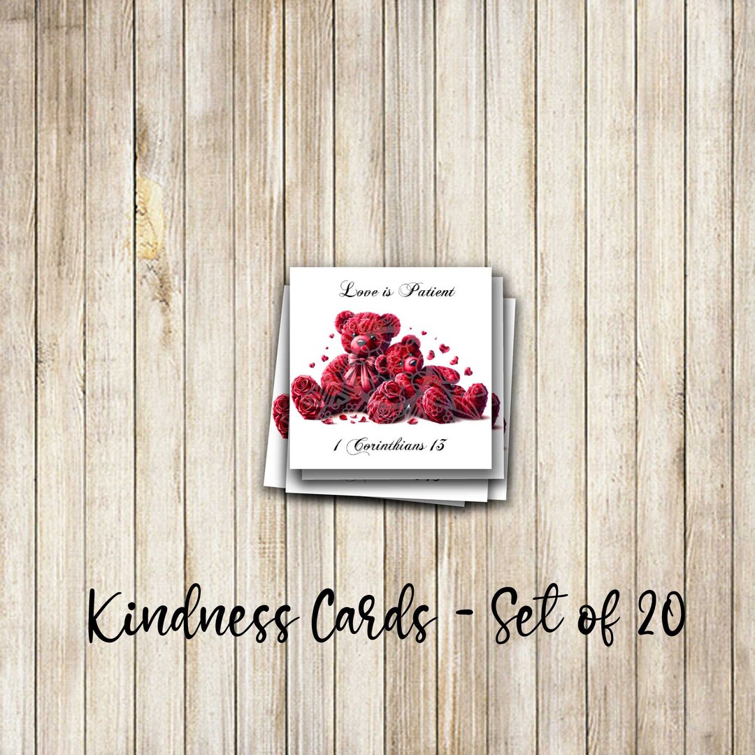 Love Is... Kindness Cards Set of 20 - Etsy