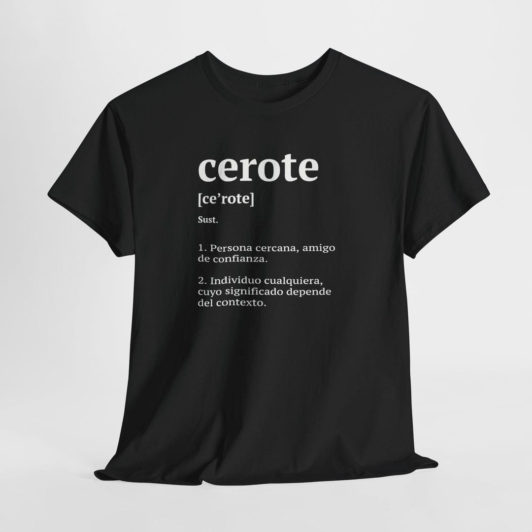 Guatemala Slang Cerote Shirt - Funny Guatemalan Saying Tee - Guate ...