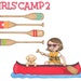 Girls' Camp 2 Digital Clip Art Set - Etsy