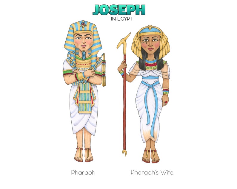 Joseph in Egypt Digital Clip Art | Etsy