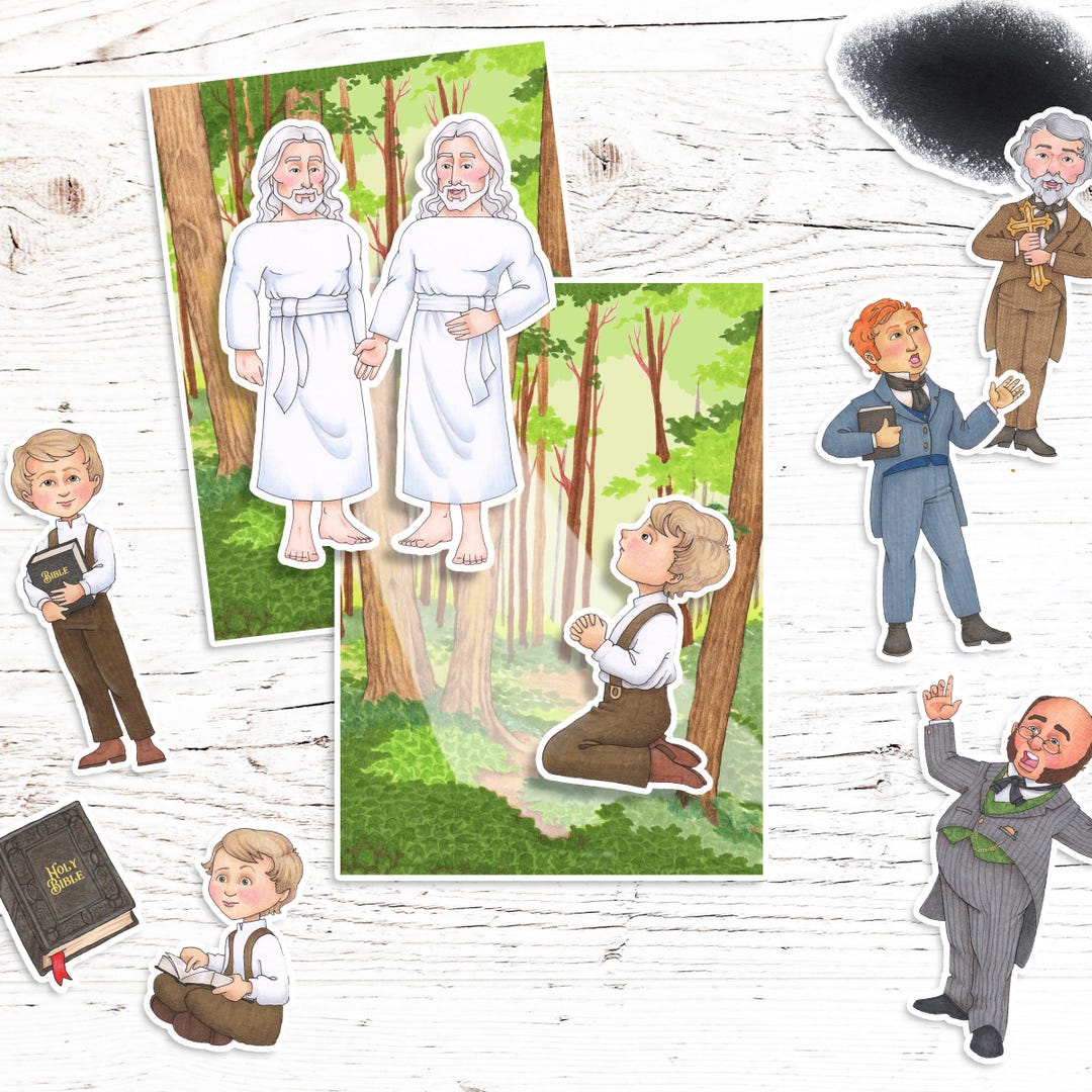 Joseph Smith's First Vision Clip Art Set - Etsy