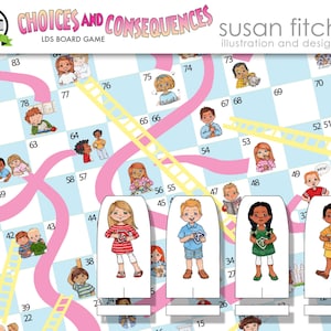 Choices & Consequences Printable Board Game - Etsy