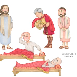 The Miracles of Jesus Clip Art Set - Etsy