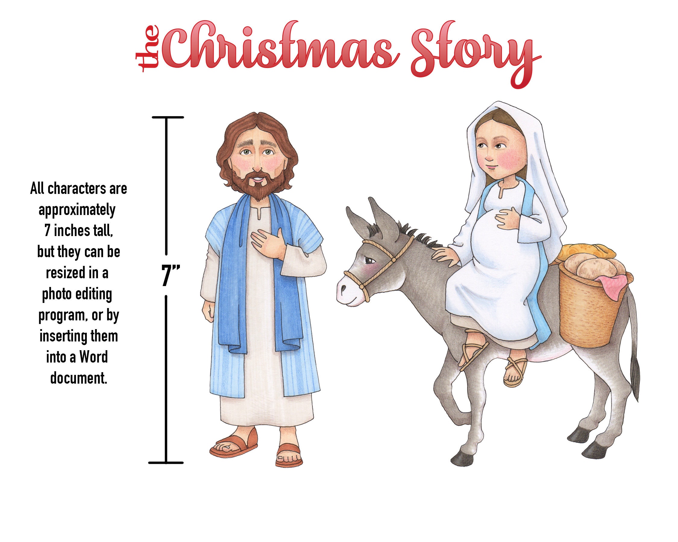 The Christmas Story Clip Art Set - Etsy UK