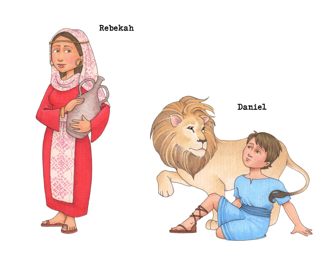 Old Testament Characters Digital Clip Art - Etsy
