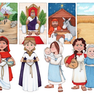 Women in the Bible Clip Art Collection - Etsy