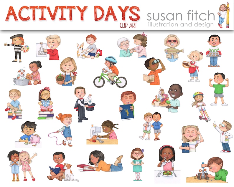LDS Activity Days Clip Art - Etsy