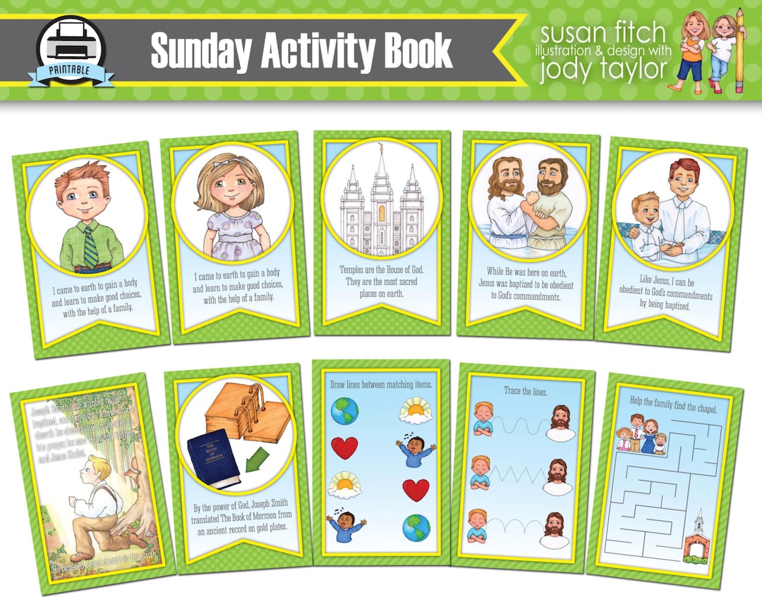 Sunday Quiet Activity Book - Etsy