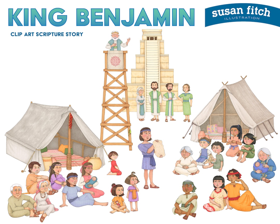 King Benjamin Clip Art Set - Etsy