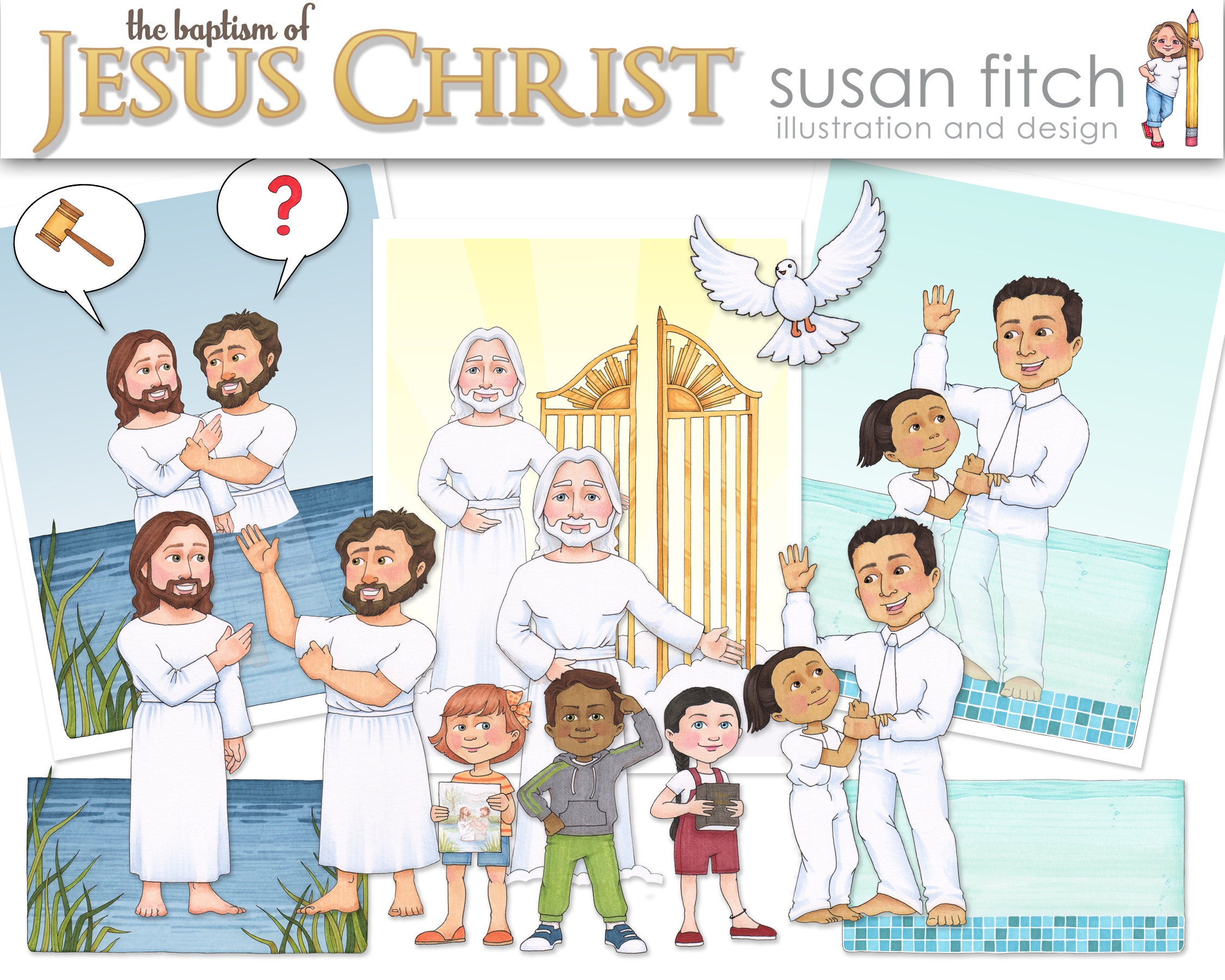 Lds Baptism Clip Art
