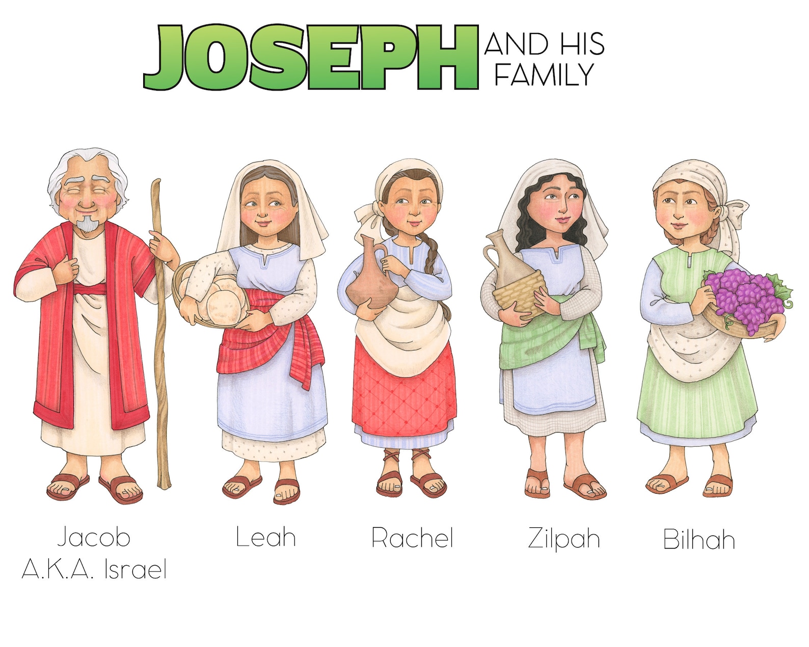 Joseph and His Family - Etsy