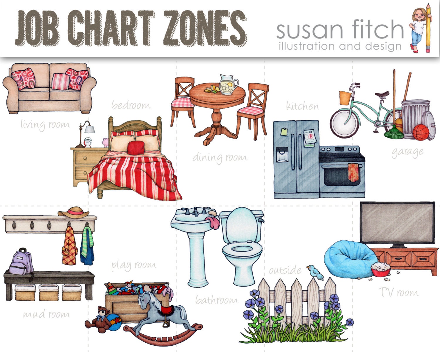 Job Chart Clipart Free
