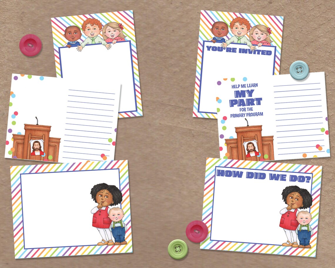 Printable Primary Program Kit - Etsy