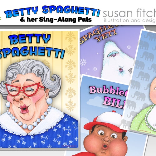 BETTY SPAGHETTI & Her Sing-a-long Pals - Etsy