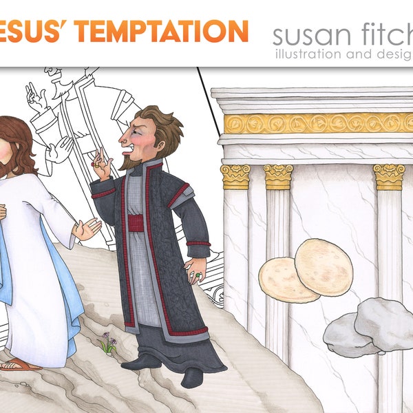 Jesus is Tempted Crafts - Etsy