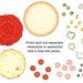 PIZZA PARTY Build-a-pizza Graphics Set - Etsy