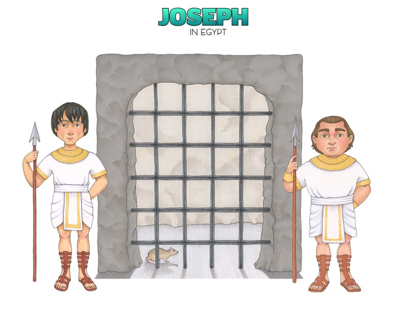 Joseph in Egypt Digital Clip Art | Etsy