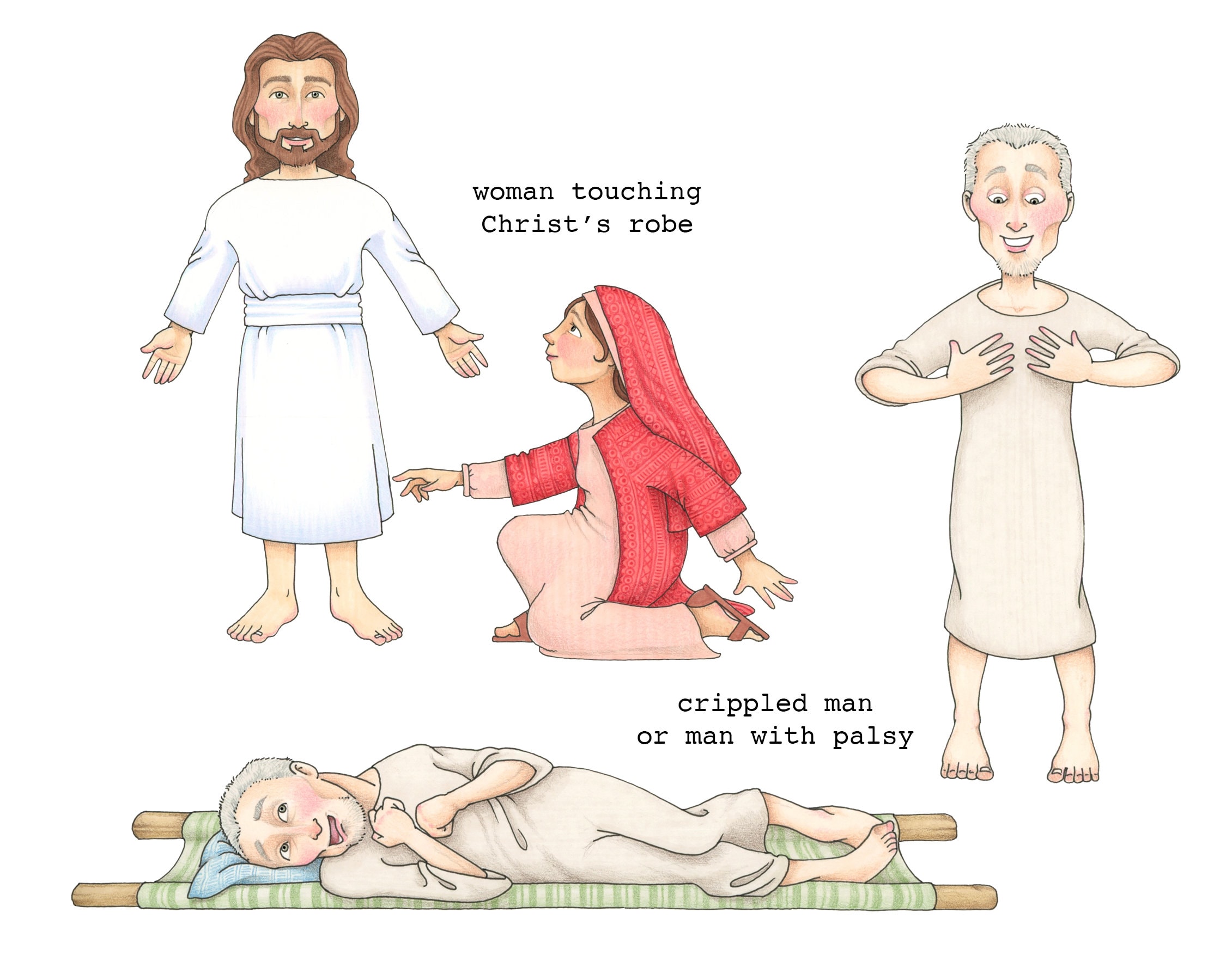 The Miracles of Jesus Clip Art Set - Etsy UK