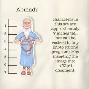 Abinadi and King Noah, Characters Based on the Book of Mormon Story - Etsy