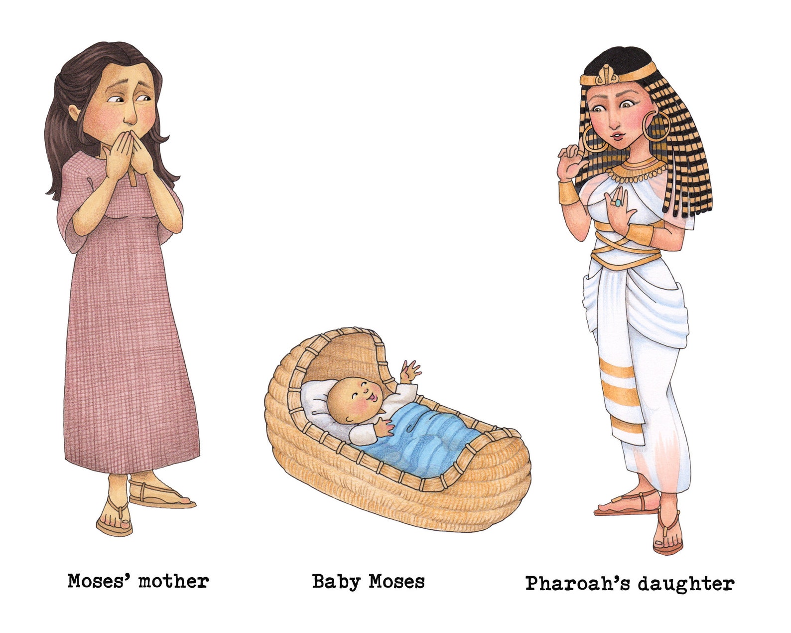 Old Testament Characters Digital Clip Art - Etsy