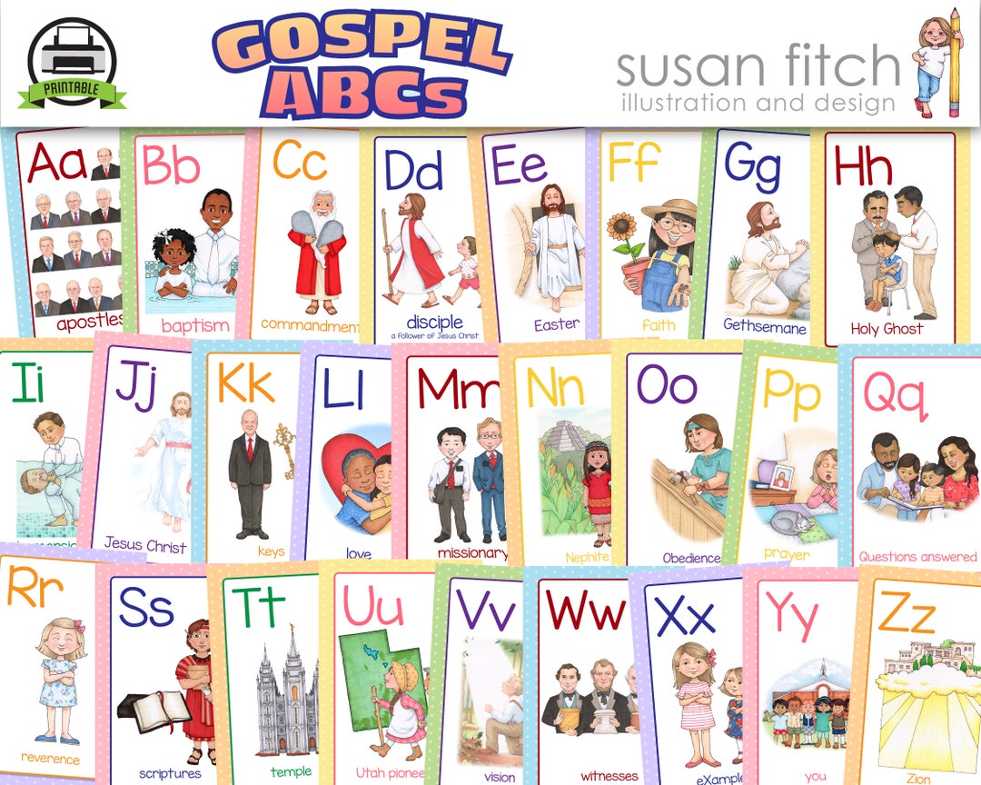 Gospel Abcs Printable Book - Etsy