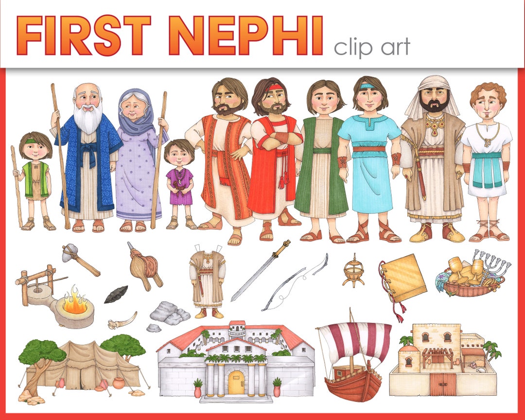 FIRST NEPHI Printable Graphics & Digital Clip Art - Etsy
