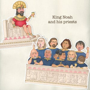 Abinadi and King Noah, Characters Based on the Book of Mormon Story - Etsy