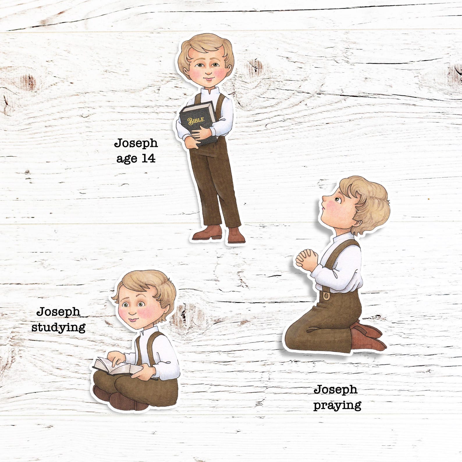 Joseph Smith's First Vision Clip Art Set - Etsy