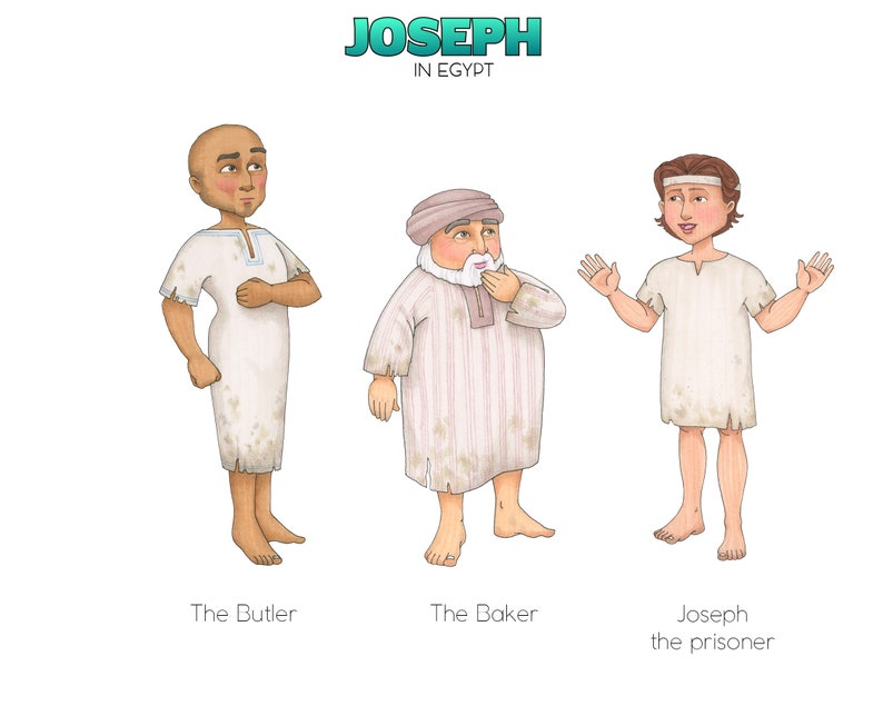 Joseph in Egypt Digital Clip Art | Etsy