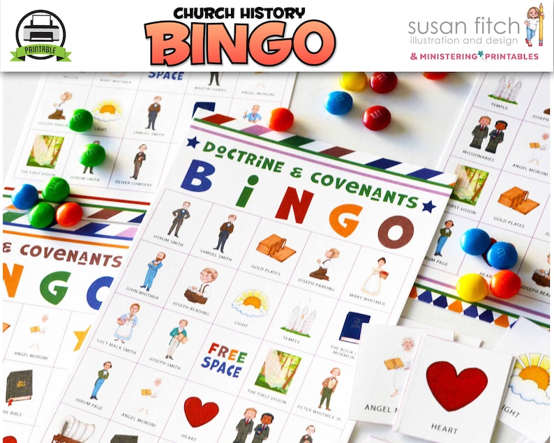 LDS Church History BINGO - Etsy