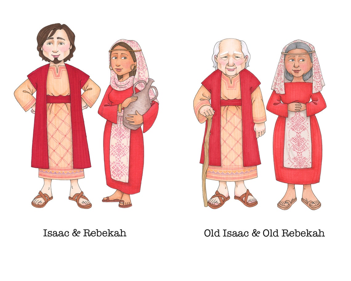 Isaac & Jacob Old Testament Clip Art Set - Etsy