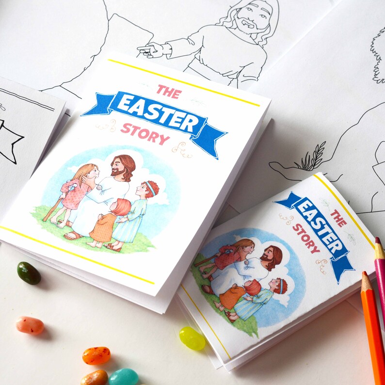 EASTER Mini Books and Printable Activity Pages - Etsy