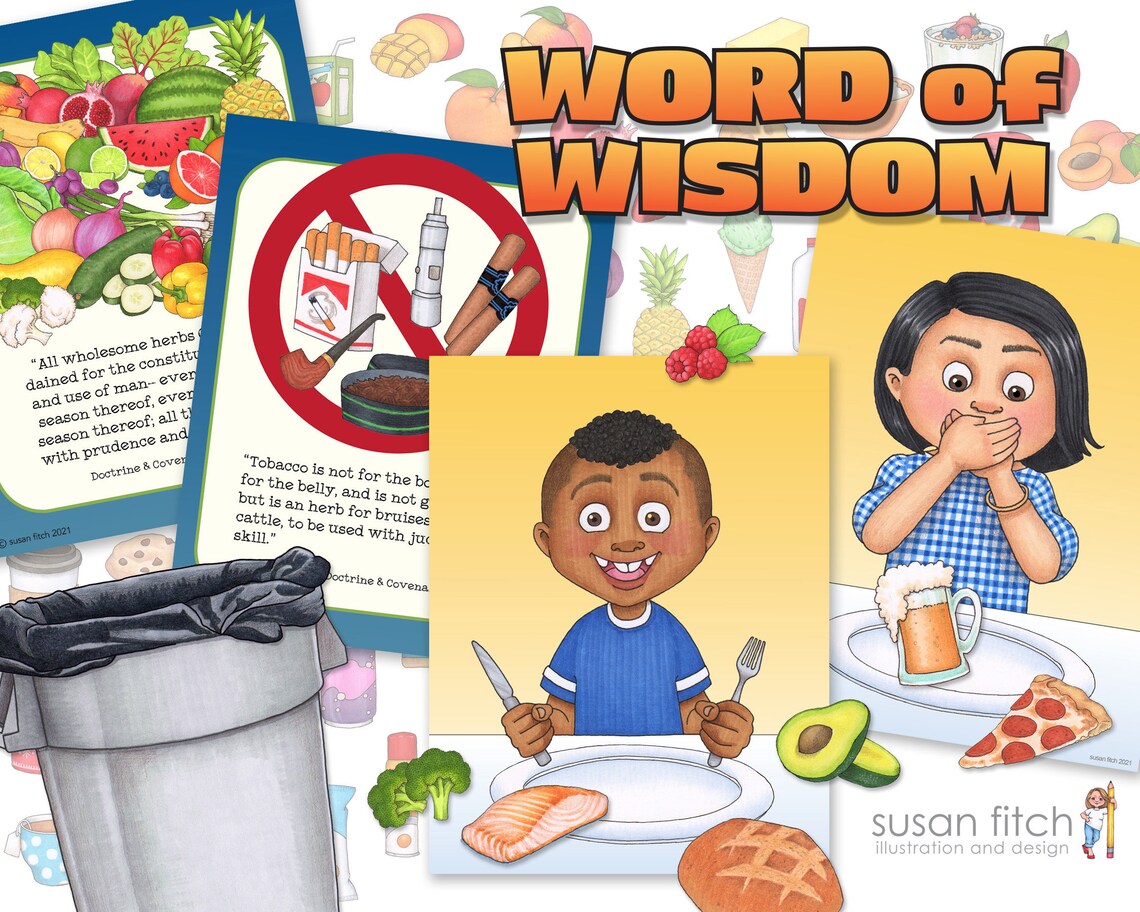 WORD OF WISDOM Printables - Etsy